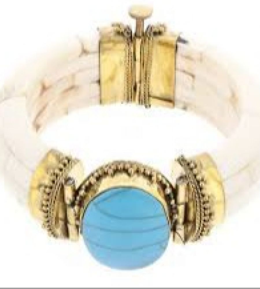 camel bone kada handmade with firoja stone rajasthani camel bone bangle ...