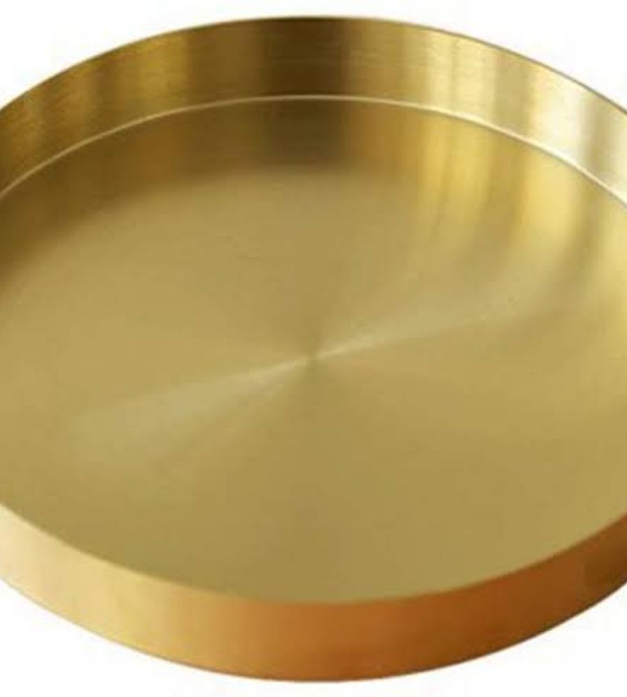Brass plate full size peetal ka bada thal