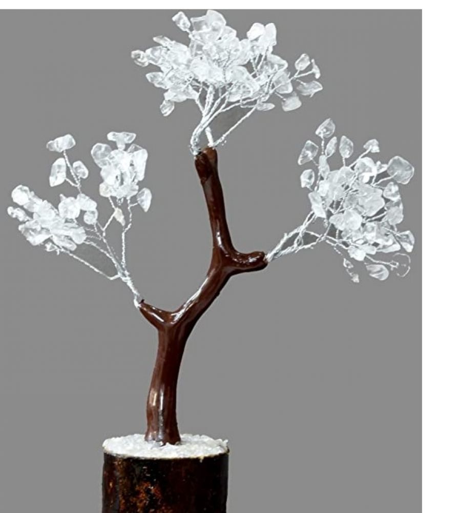 Home GEMSTONE GEMSTONE PYRAMID AND BALLS TREE Clear crystal tree ...