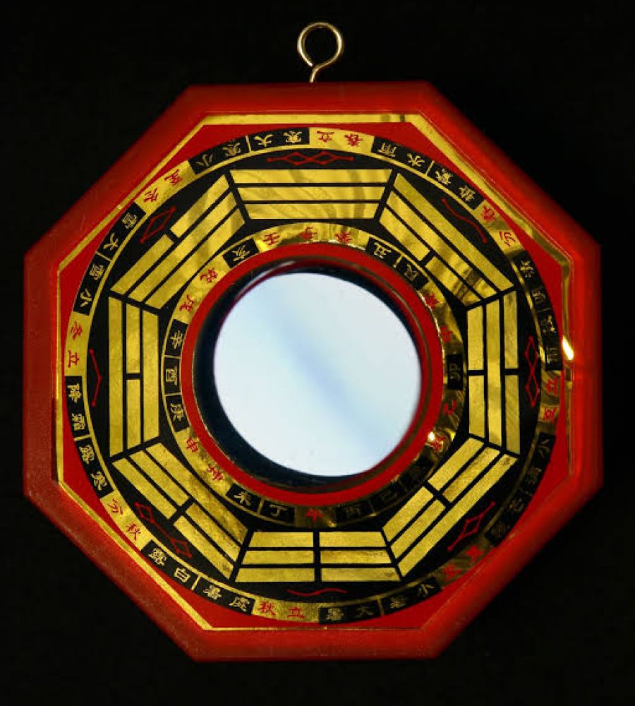 Bagua mirror pakua mirror concave mirror for vastu 5 inches
