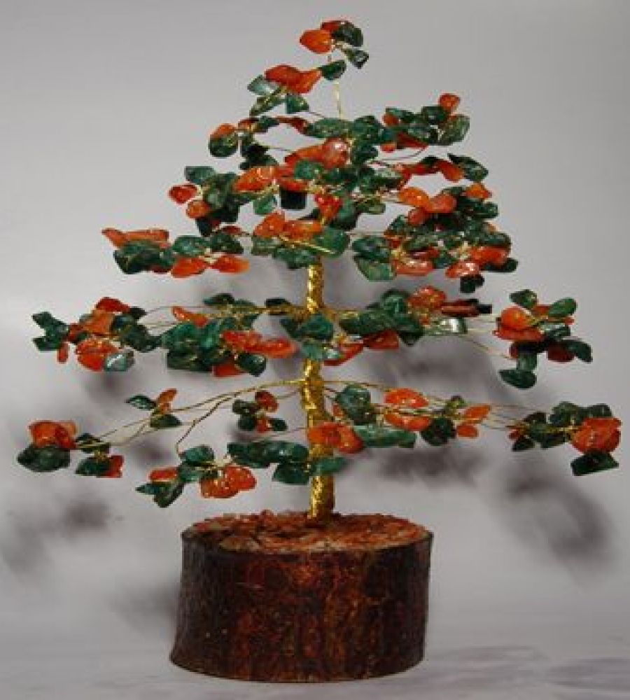 Multistone tree gemstone tree seven chakra stone tree 8 inches