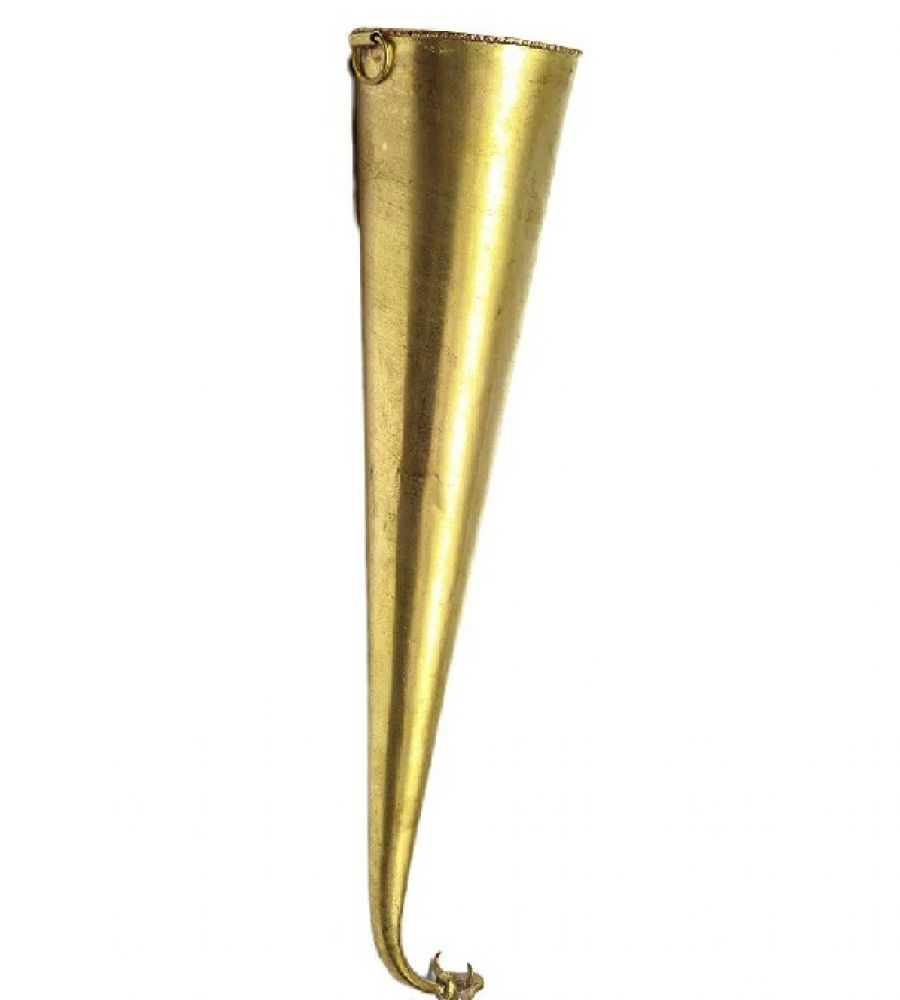 Brass shringi for Abhishek shriringi water pot8 inches