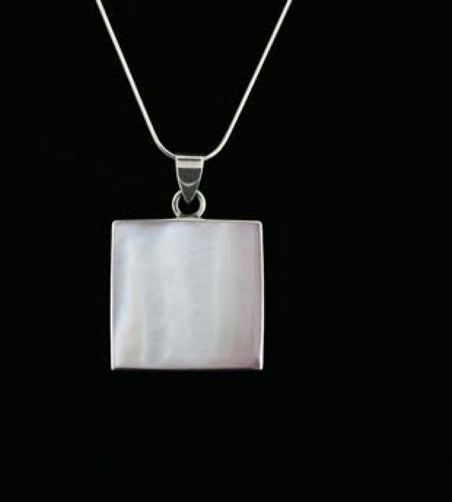 Silver square pendant chokor pendant chandi ka silver square shape ...