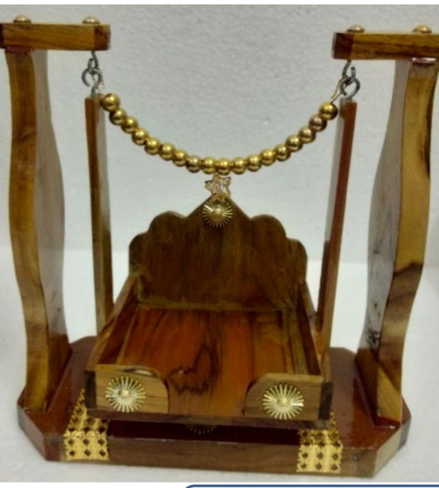 Jhula Laddu gopal wooden swing for laddu gopal swing wooden jhoola for ...