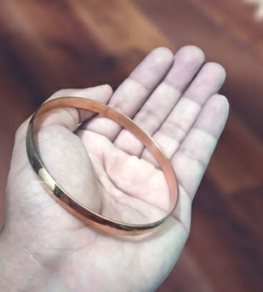 Punjabi kada copper tambe ka kada round
