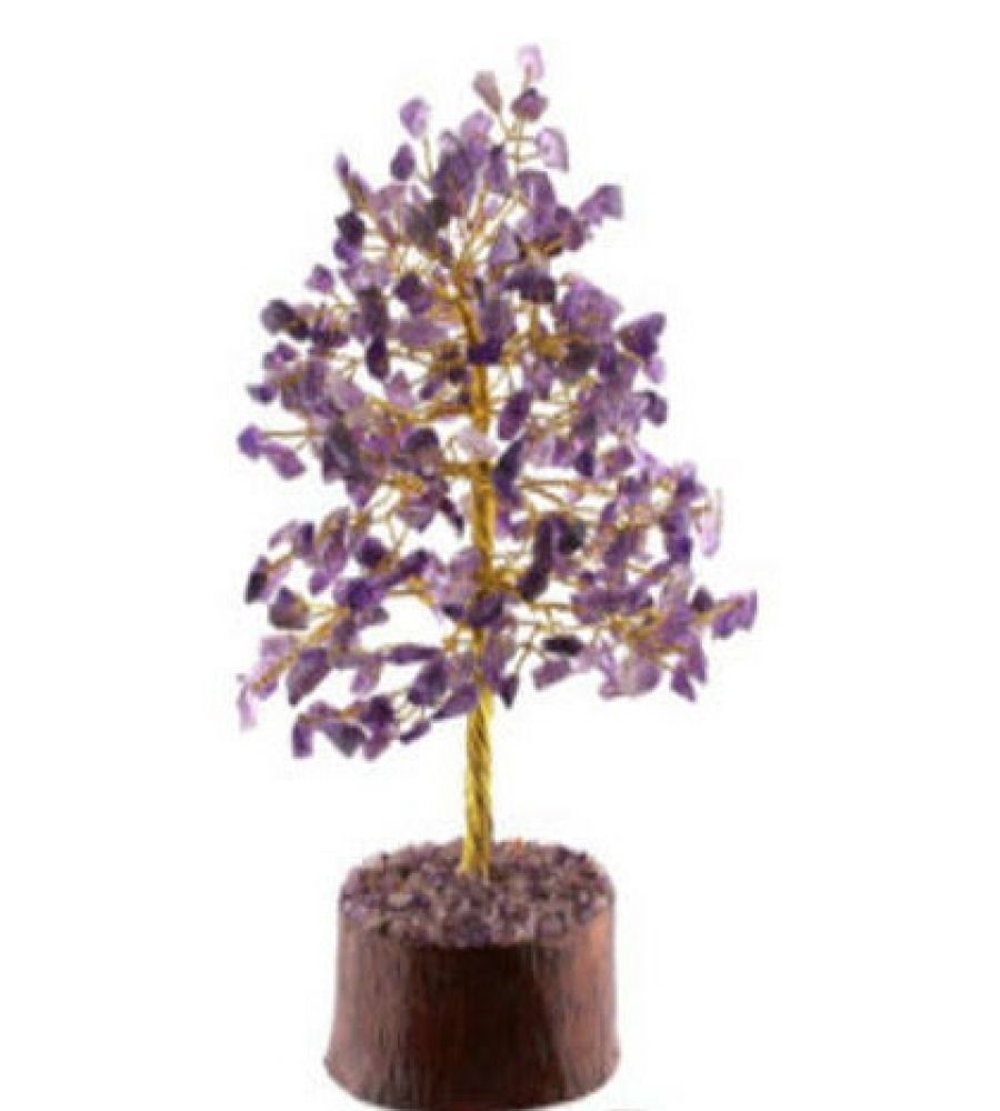 Amethyst stone tree natural amethyst tree 15 inches