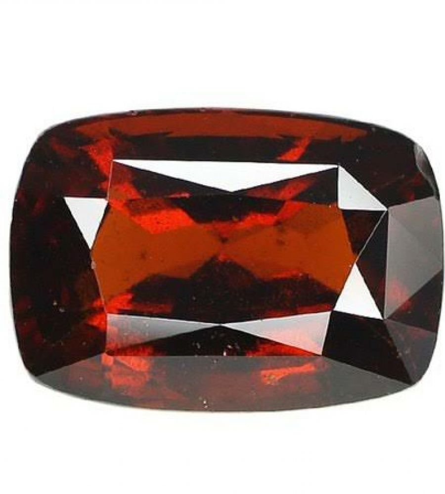 Garnet stone natural red garnet gomed rectangular 6.25 ratti
