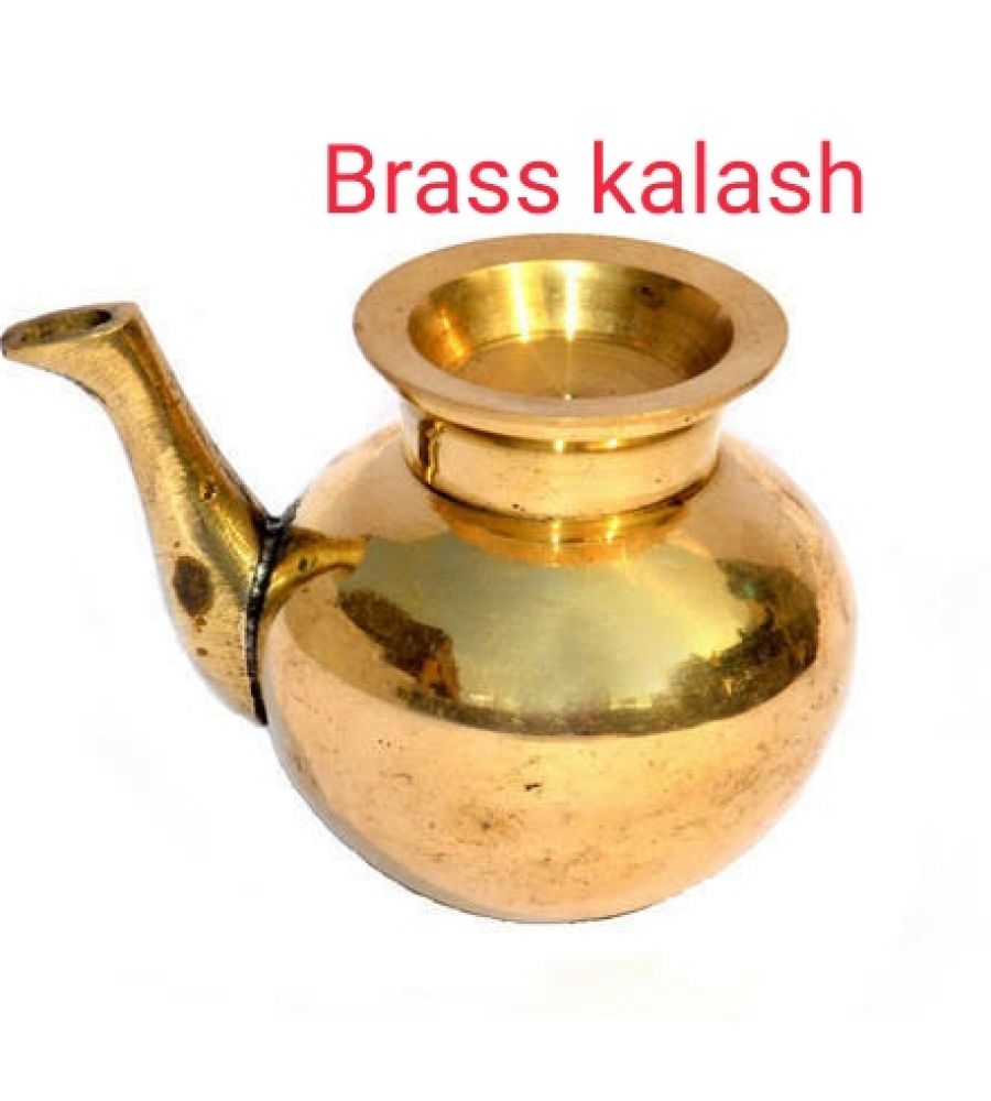 Brass Abhishek kalash brass jaladhari kalash peetal ka kalash