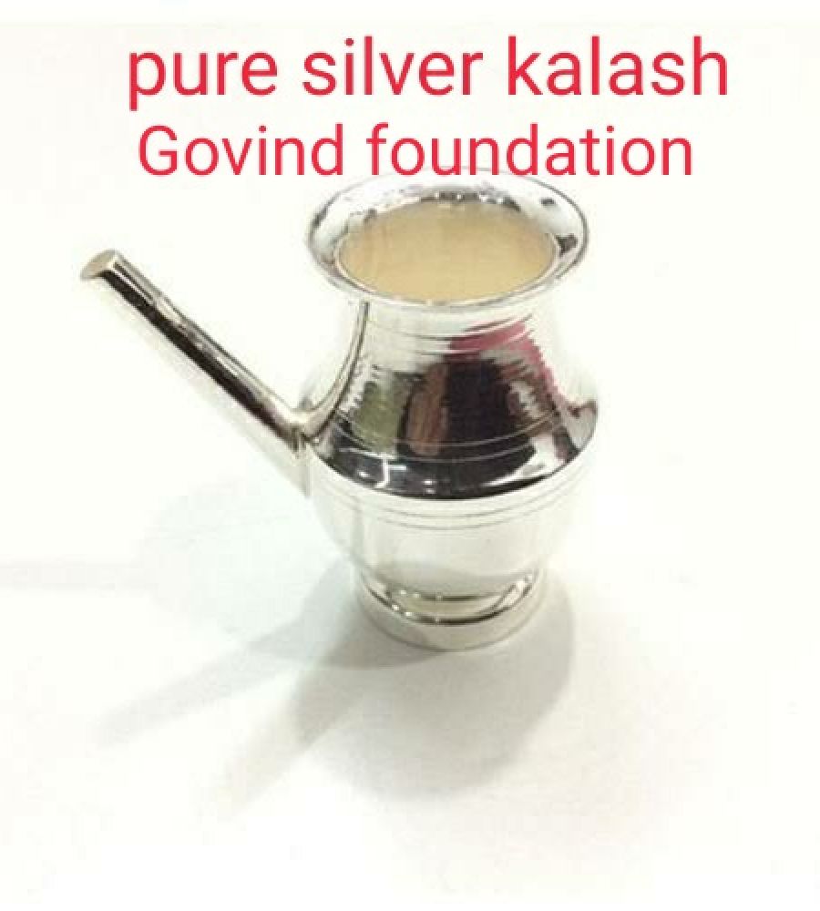 Home POOJA ITEMS POOJA UTENSIL BARTAN Pure silver Abhishek kalash ...