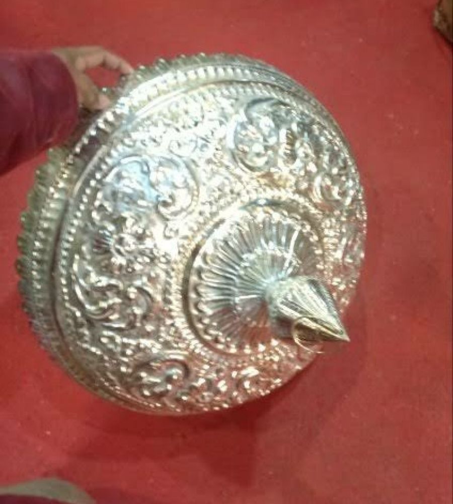 Silver chhatra chandi ka chhatra 2 inches silver chatra