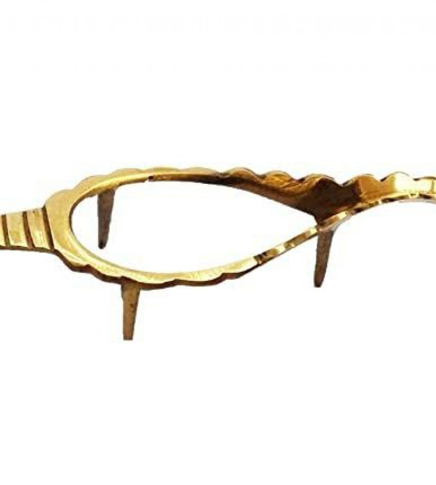 Shankh stand brass conch stand shell stand 6.5 inches