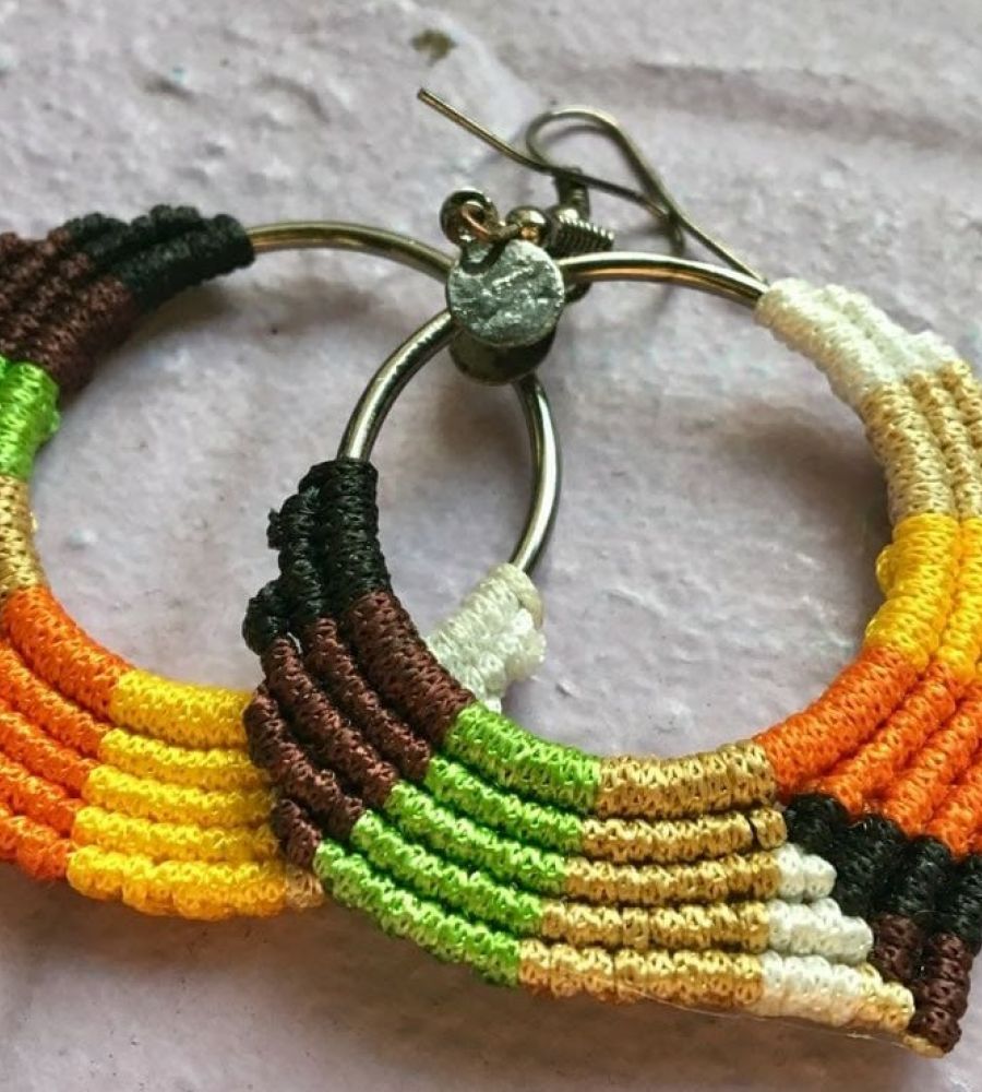 Handmade Thread Earrings