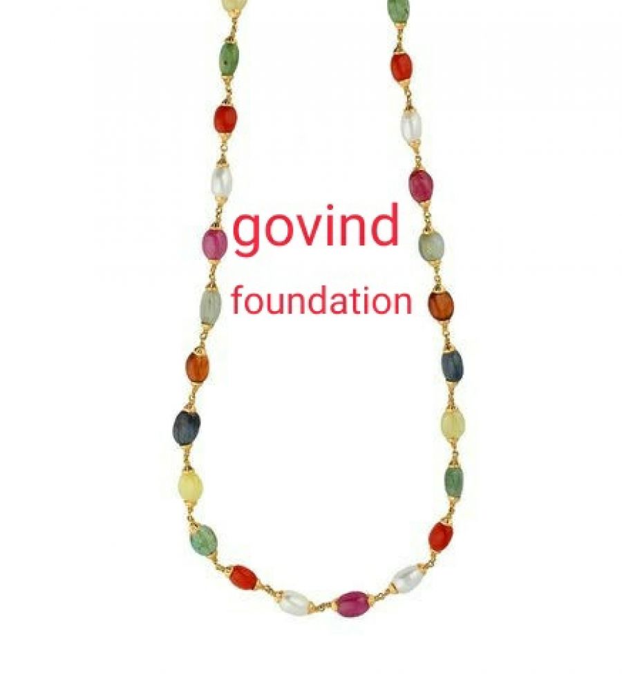 Navratan Mala 9 stone Necklace Navgrah Mala