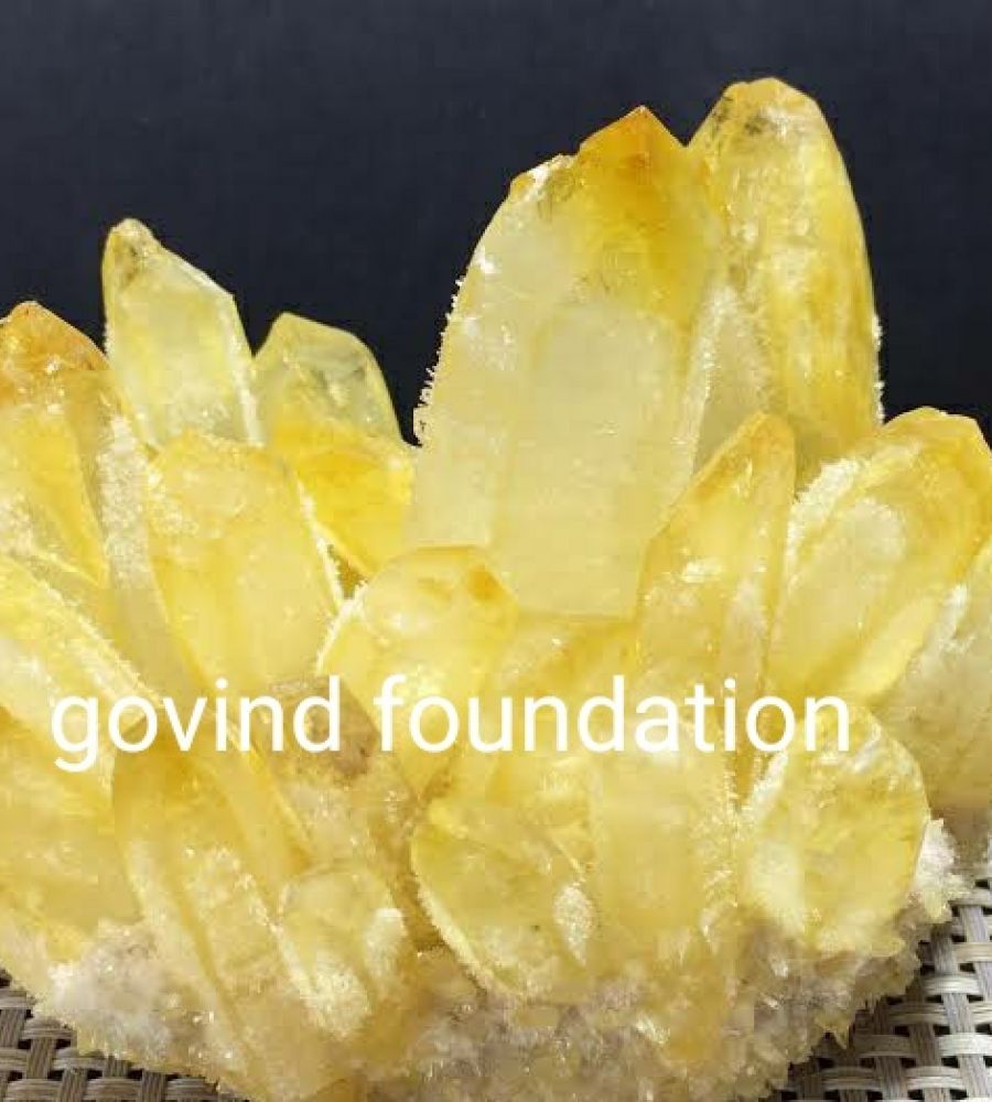 Citrine cluster natural citrine flower cluster1kg