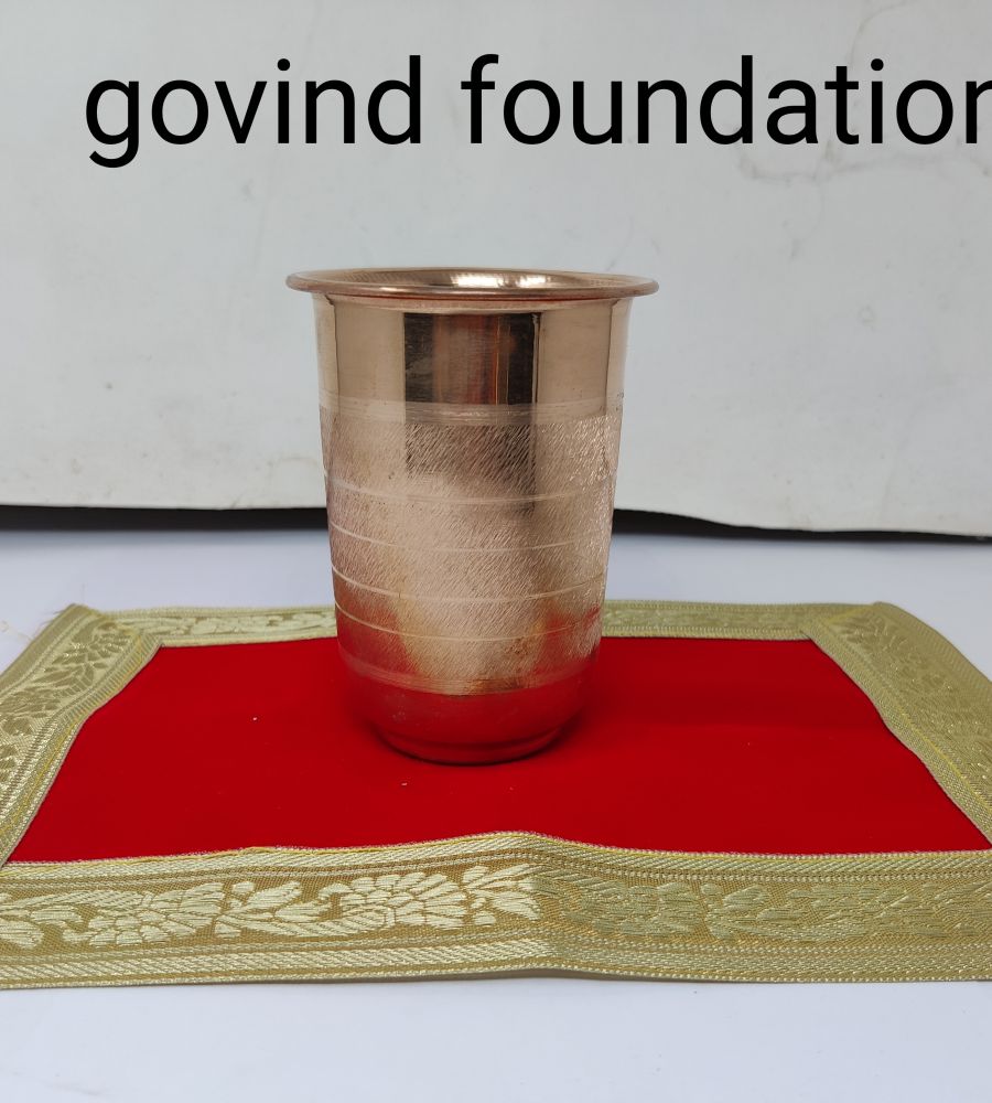 Copper glass copper tumbler tambe ka glass
