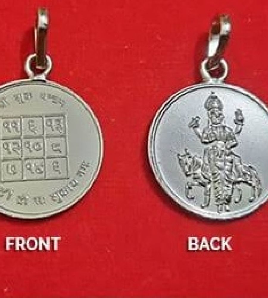 Shukra yantra locket shukra yantra pendent copper plated