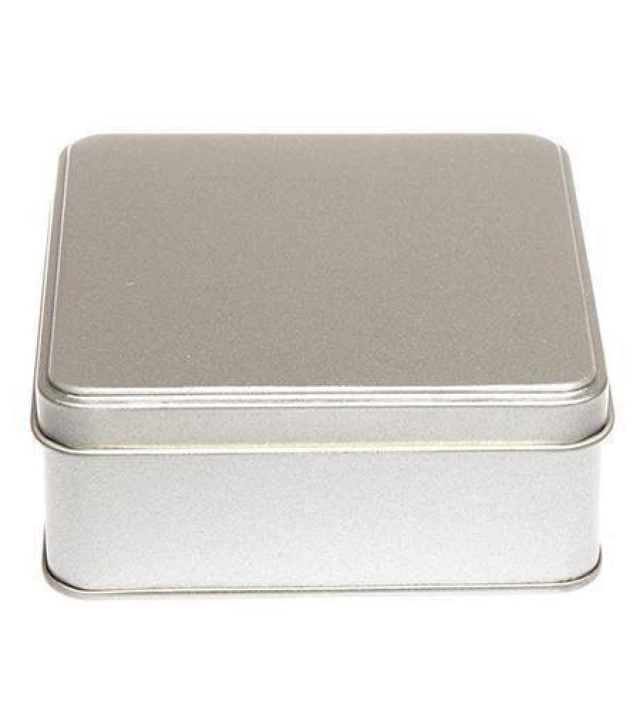 Silver box square pure silver square shape box 3×3cm