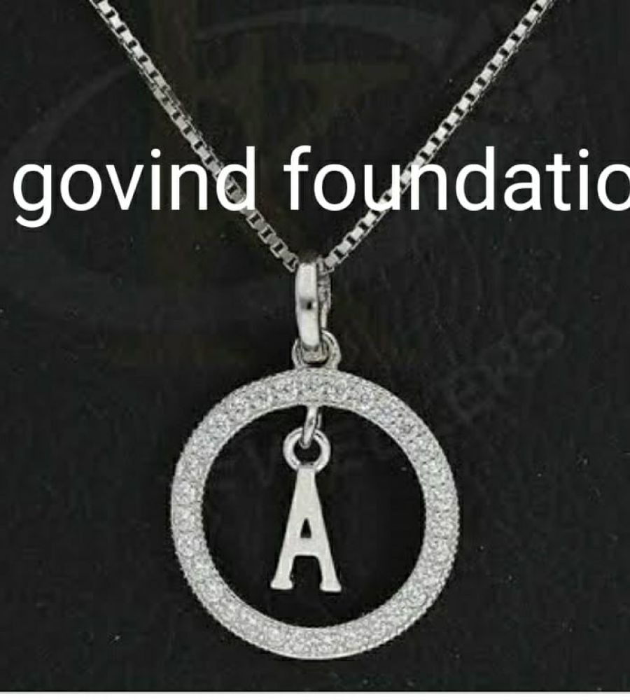 A letter pendant silver A letter locket ring design