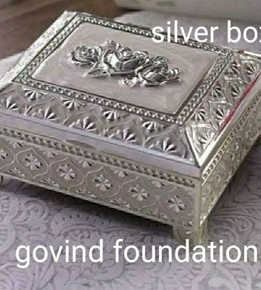 Silver box Rectangular 3×2 inches pure silver box for gift or jewellery box