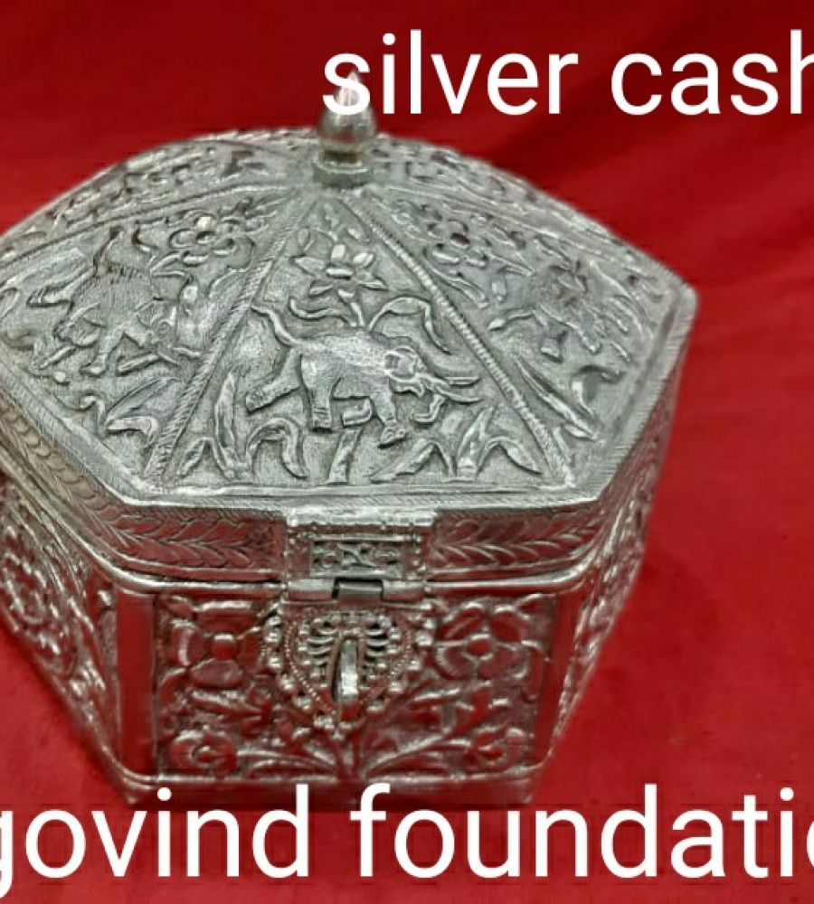 Silver cashbox pure silver box for cash and silver gift box
