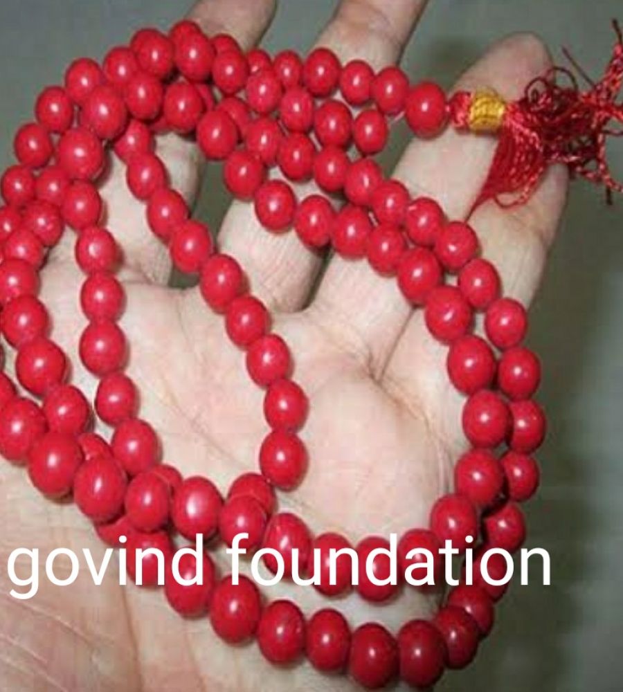 Coral mala Taiwan munga mala 8mm 108 beads