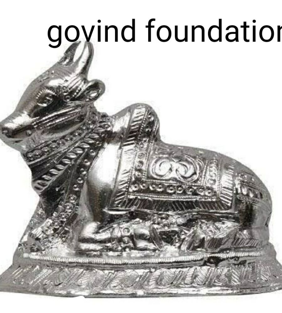 Home PURE SILVER ITEMS SILVER IDOL AND SILVER STATUE Silver Nandi ...