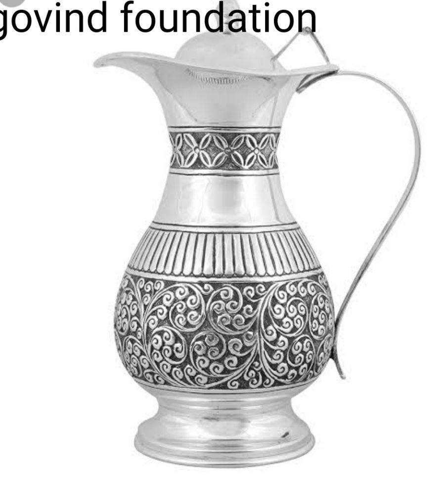 Home PURE SILVER ITEMS SILVER UTENSILS CHANDI KE BARTAN Silver Jug ...