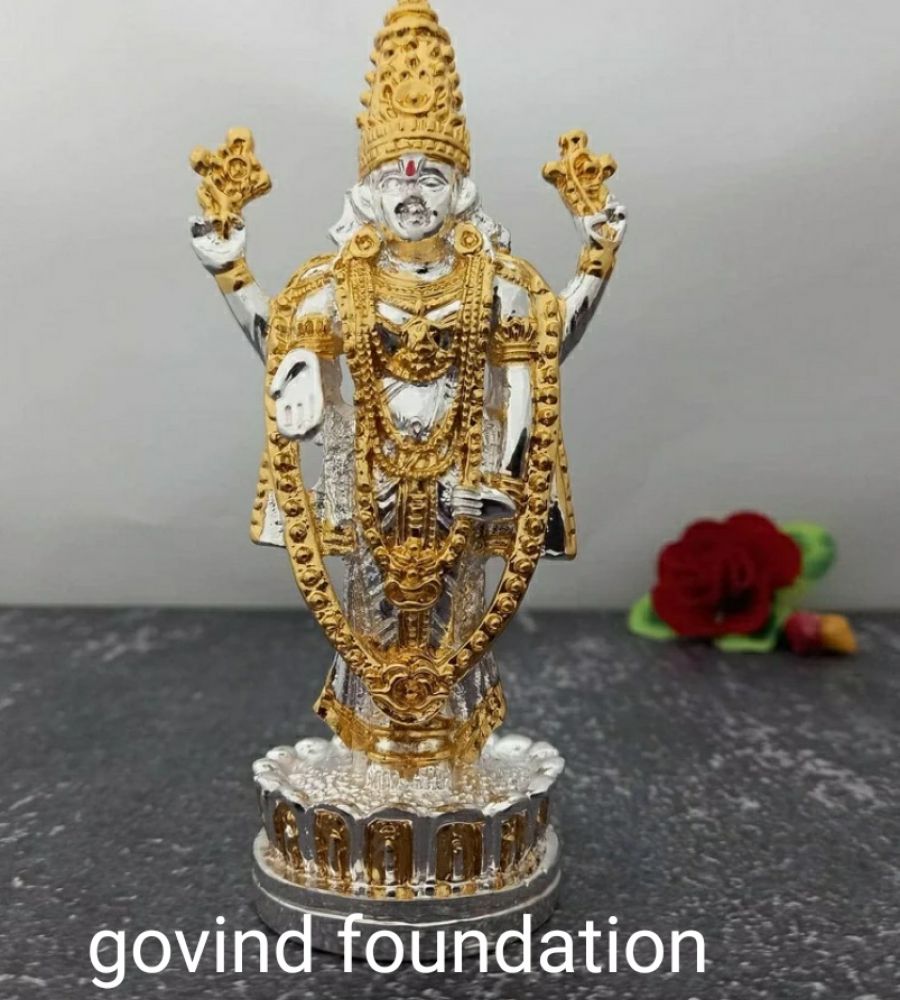 Home PURE SILVER ITEMS SILVER IDOL AND SILVER STATUE Tirupati balaji ...