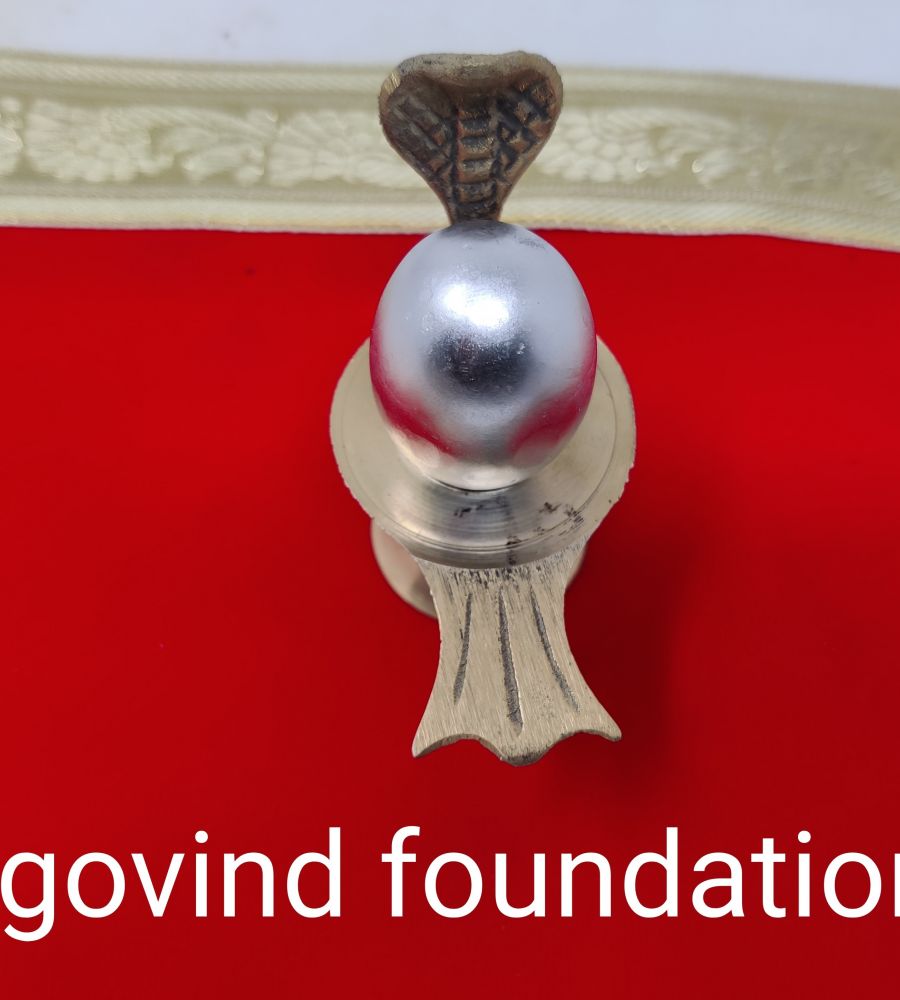 Silver Lingam pure Silver Shiv Lingam 100gm