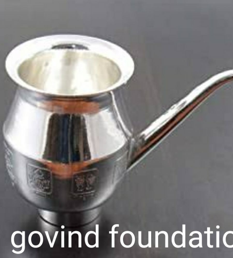Silver Kamandal pure silver Kamandlam 5 inches