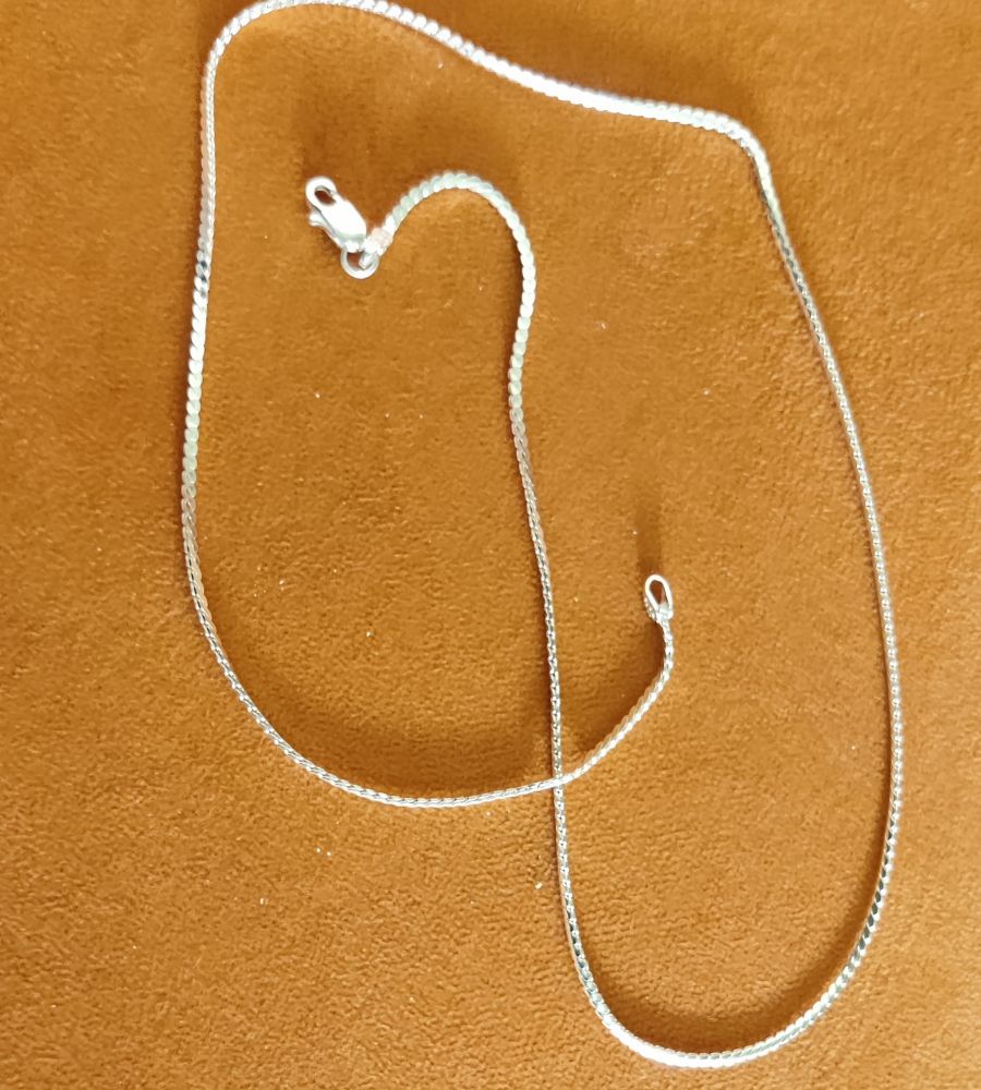 Silver Chain 24 inches Pure Silver neckchain