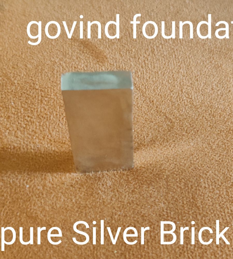 Silver Brick 500gm Pure Silver Brick