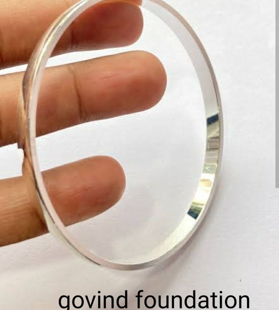 Silver kada men's Pure Silver kada