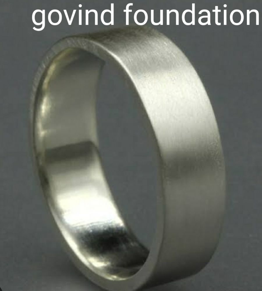 Silver Wedding Ring Jointless Silver Band