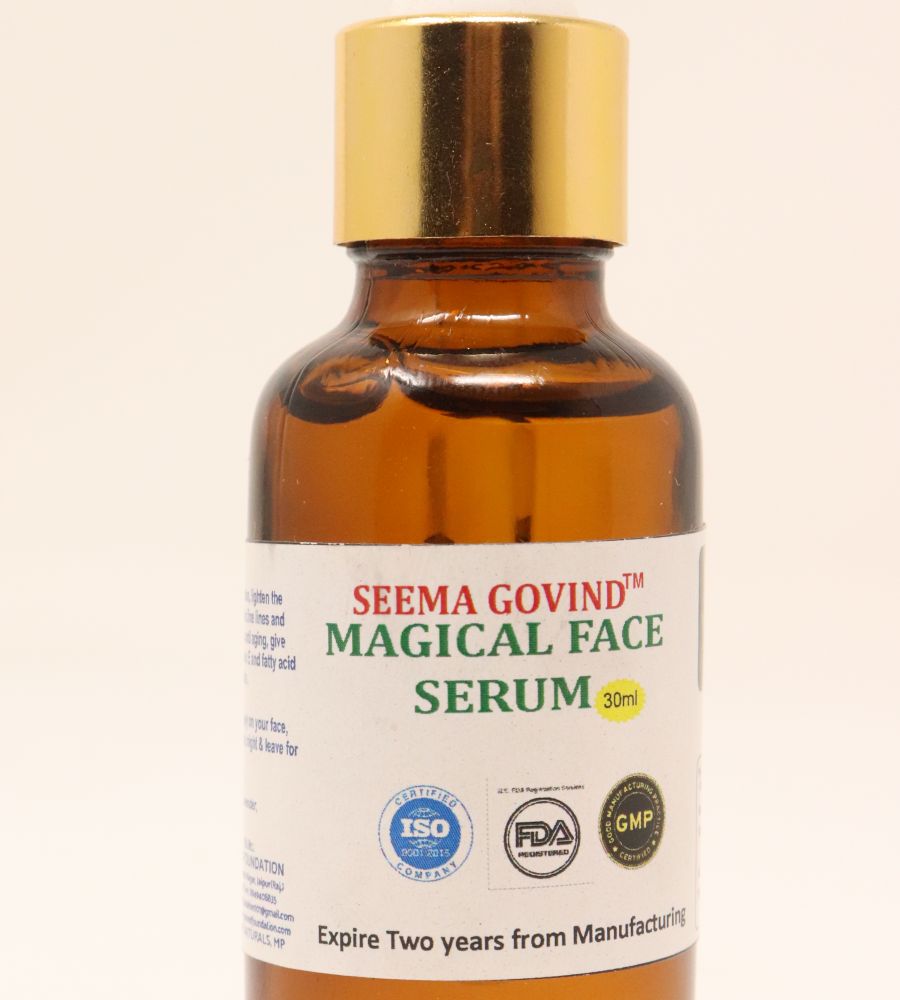 seema govind magical face serum. Anti ageing face serum30ml