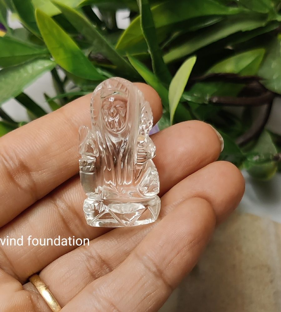 Crystal Hanuman idol 2.5cm Sphatik Hanuman idol