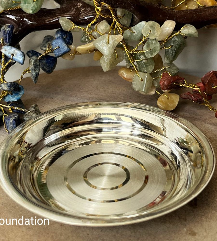 Home PURE SILVER ITEMS SILVER UTENSILS CHANDI KE BARTAN Silver Plate 5 ...