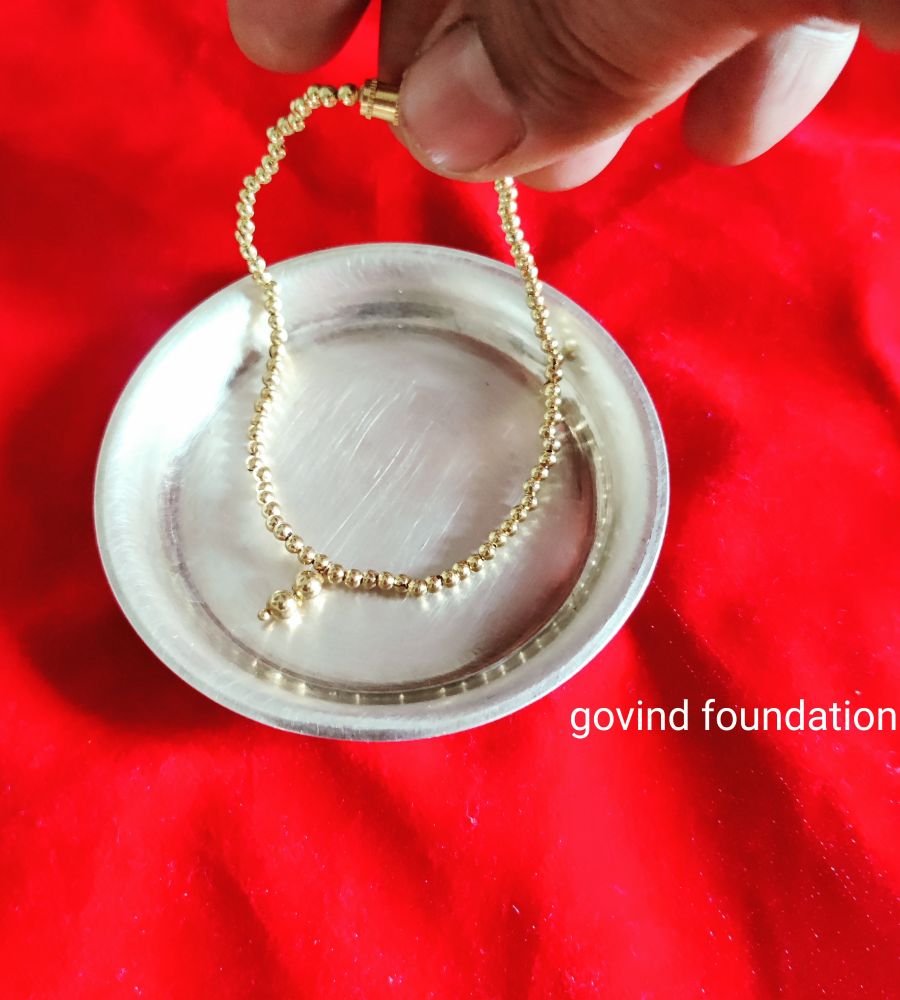 Home PURE GOLD ITEMS GOLD COIN AND GINNI Gold Mala for Laddu gopal ji ...