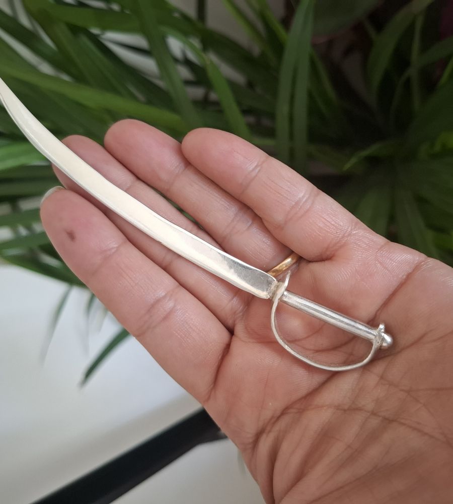 Sword Made Of Pure Silver