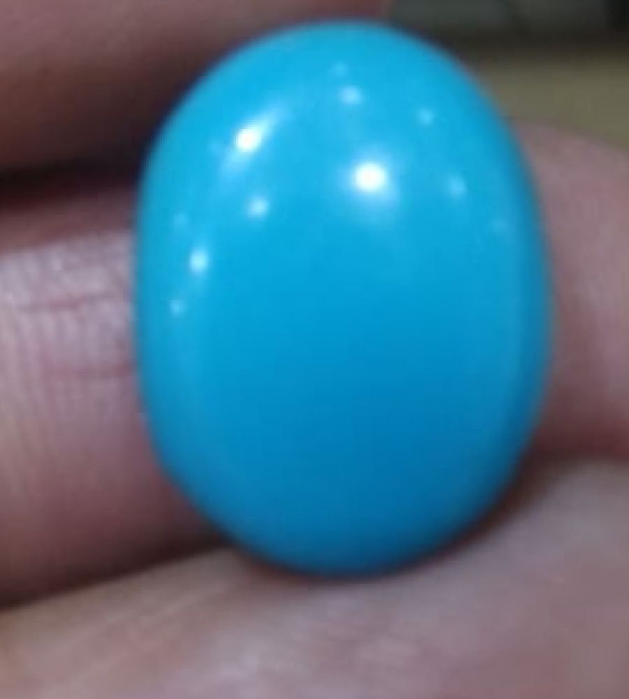 Firoza stone natural turquoise stone firoja 8.5 carrot
