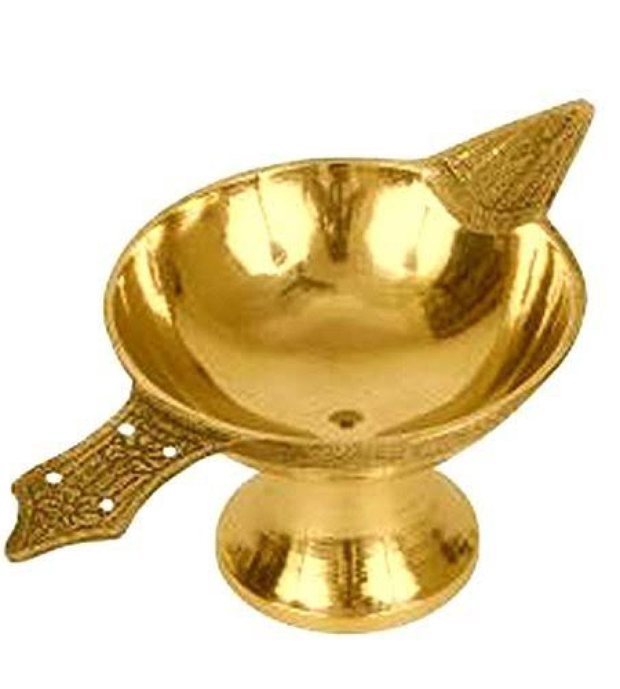 Deepak brass diya peetal ka Deepak 2.5 inches