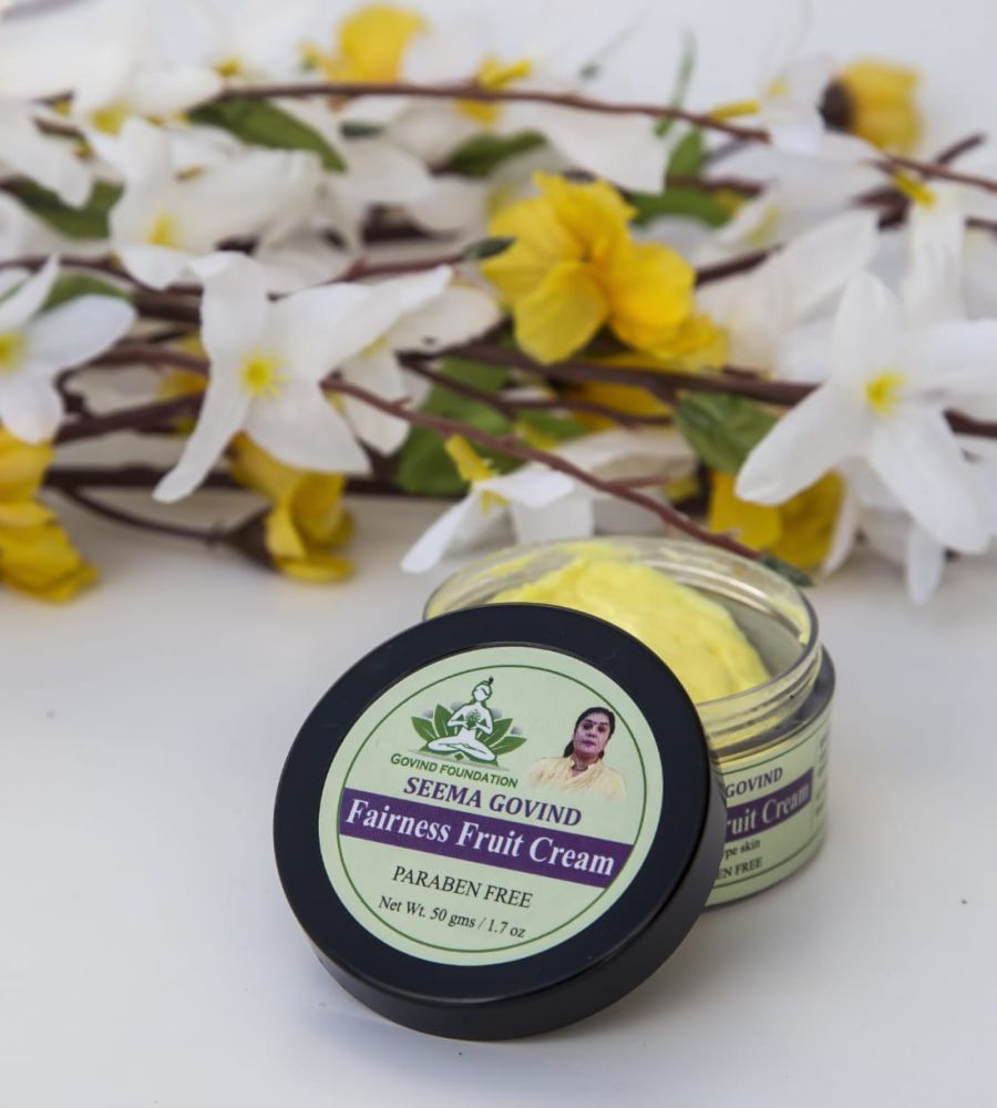 fruit cream for good complexionbrand seema govind